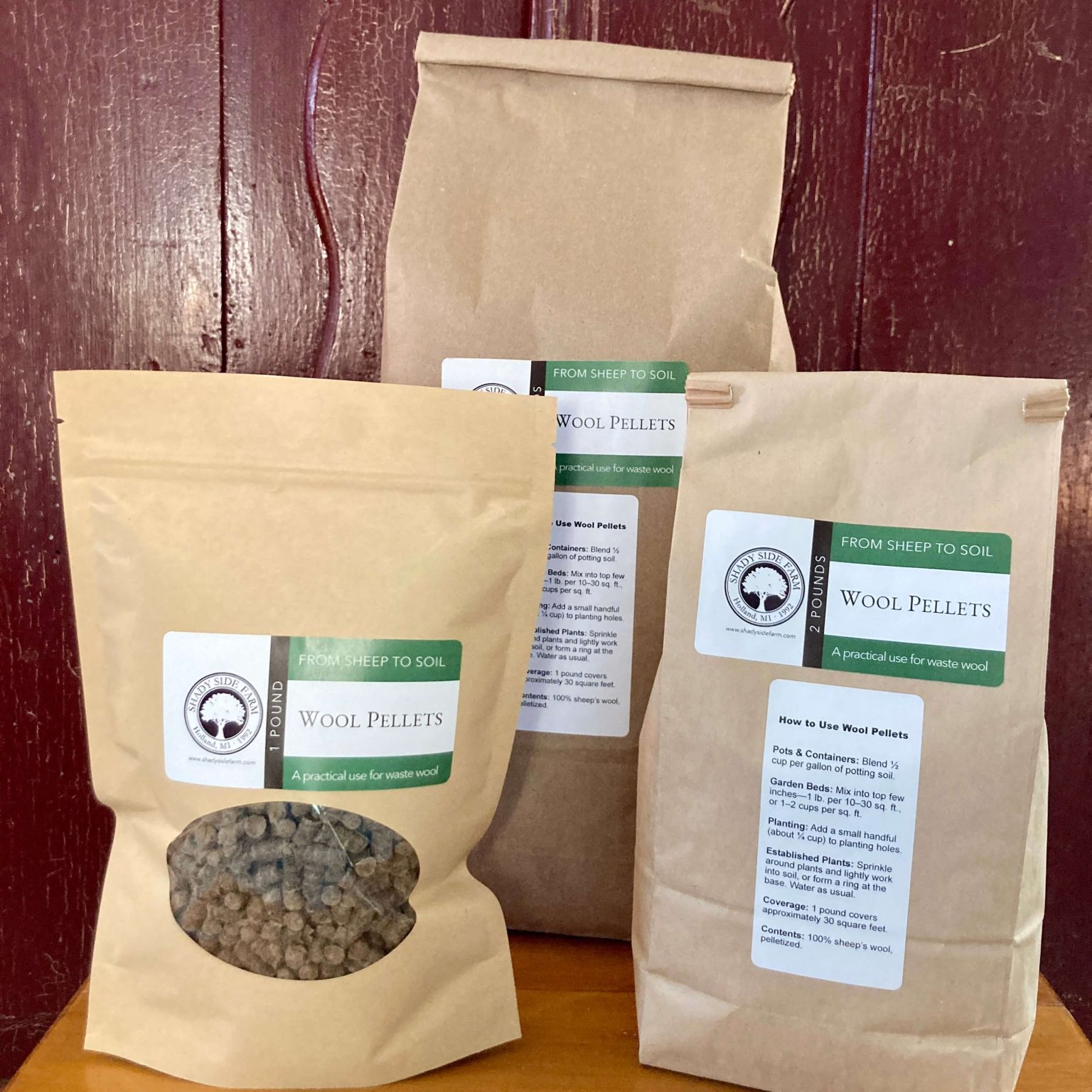 Wool Pellets (Local Pickup Only) – Shady Side Farm